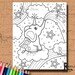 INSTANT DOWNLOAD Coloring Page El-e-corn elephant Unicorn Art Print ...
