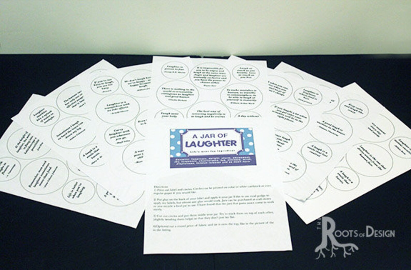 INSTANT DOWNLOAD Jar of Laughter Printable - A Fun Gift That is Perfect ...