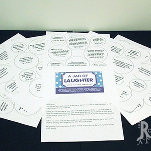 INSTANT DOWNLOAD Jar of Laughter Printable - A Fun Gift That is Perfect ...