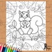 INSTANT DOWNLOAD Coloring Page - Autumn / Fall Coloring Pack, Doodle ...