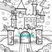 Instant Download- Fairy Tale Coloring Page Bundle - Coloring Page or ...
