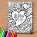 INSTANT DOWNLOAD Coloring Page Bite Me Anti-valentine's - Etsy