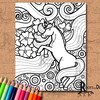 INSTANT DOWNLOAD Coloring Page Video Game Controllers Zentangle ...