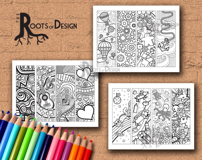 INSTANT DOWNLOAD Coloring Page Comic Book Words/ Pop Art Print ...