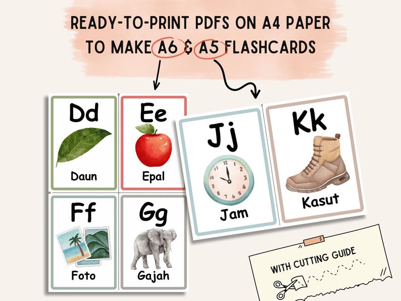 Comeltots ABC Flashcards | Alphabet Flashcards in Bahasa Melayu ...