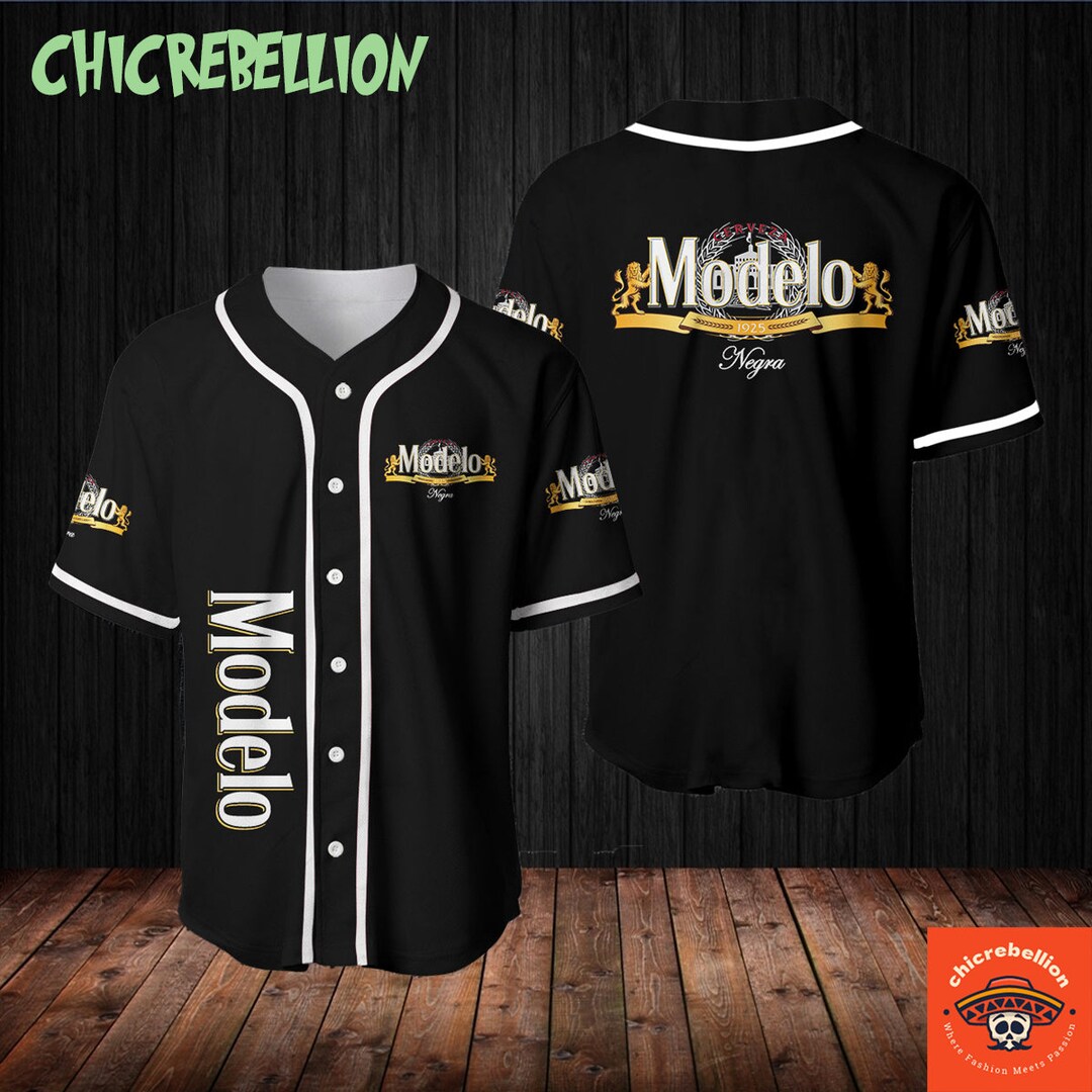 Black Modelo Negra Baseball Jersey, Modelo Jersey Shirt, Modelo ...