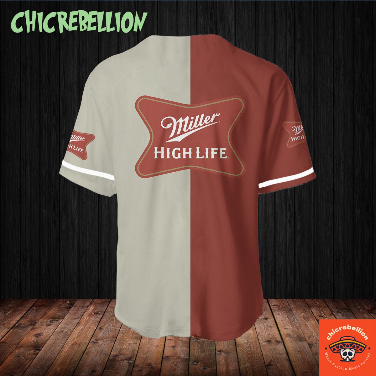 Personalized Miller High Life Baseball Jersey, Miller Jersey Shirt ...