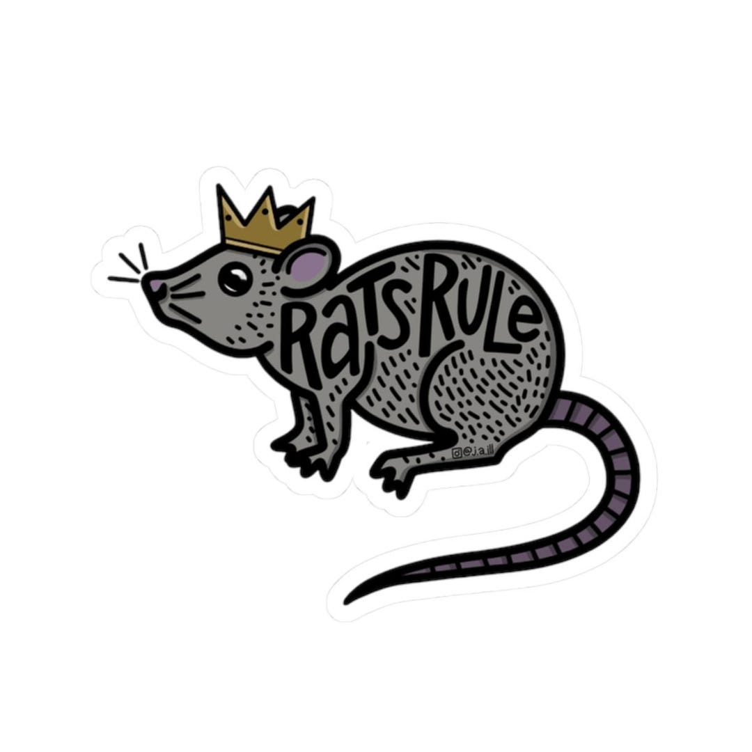 Rats Rule Sticker - Etsy