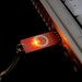 Circuit Board Keychain With Power Symbol - Lights Up - Etsy