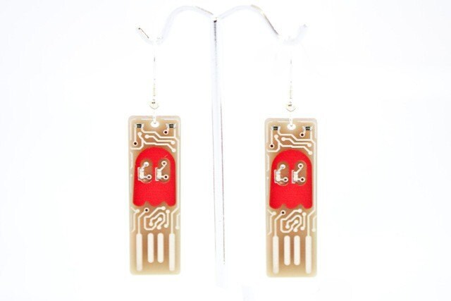 Ghost USB Circuit Board Earrings - Etsy
