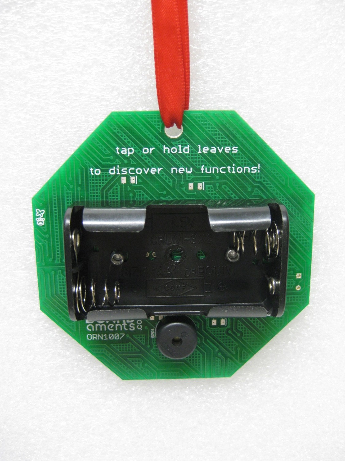 Wreath Circuit Board Ornament - Interactive - Etsy