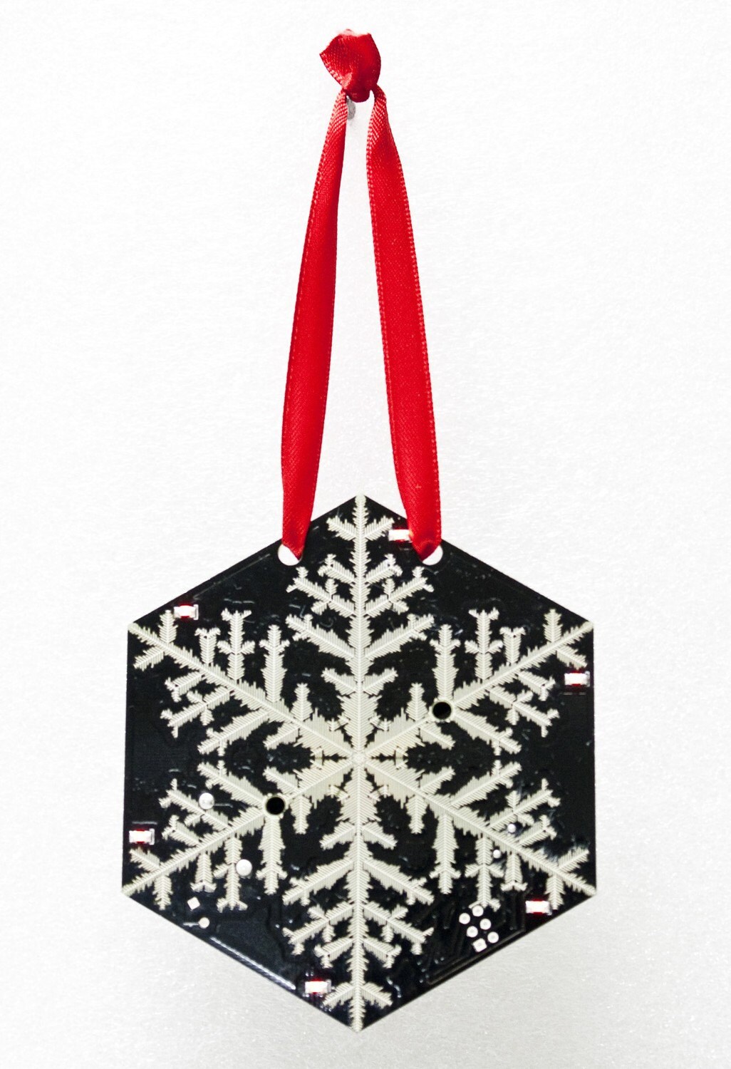 Snowflake Circuit Board Ornament - Interactive - Etsy