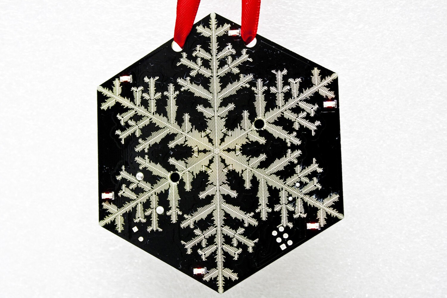 Snowflake Circuit Board Ornament - Interactive - Etsy
