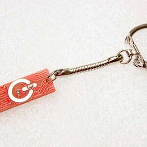 Circuit Board Keychain With Power Symbol - Lights Up - Etsy