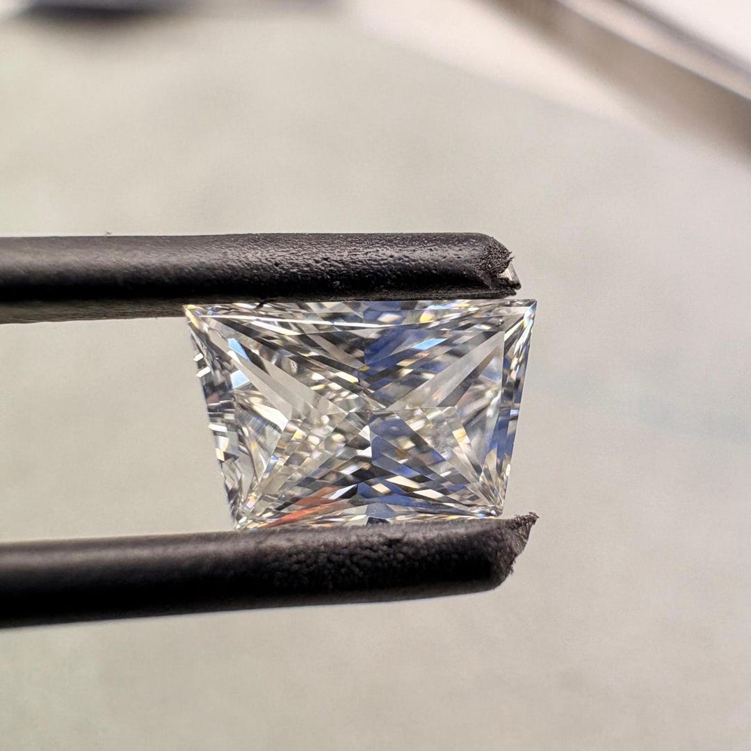 Lab Grown Trapezoid Diamond: Step Cut Loose Gemstone - Etsy