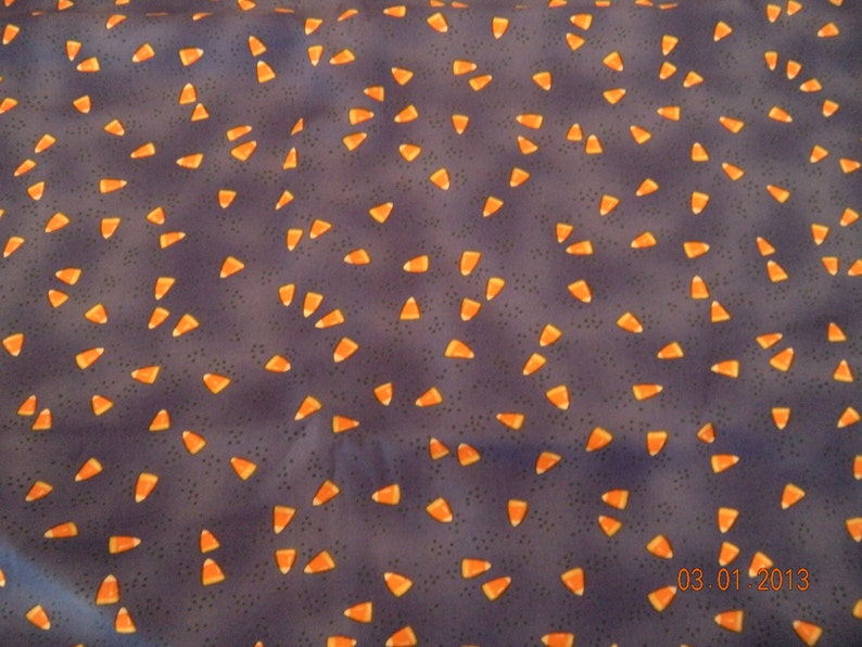 Candy Corn Halloween Fabric - Etsy