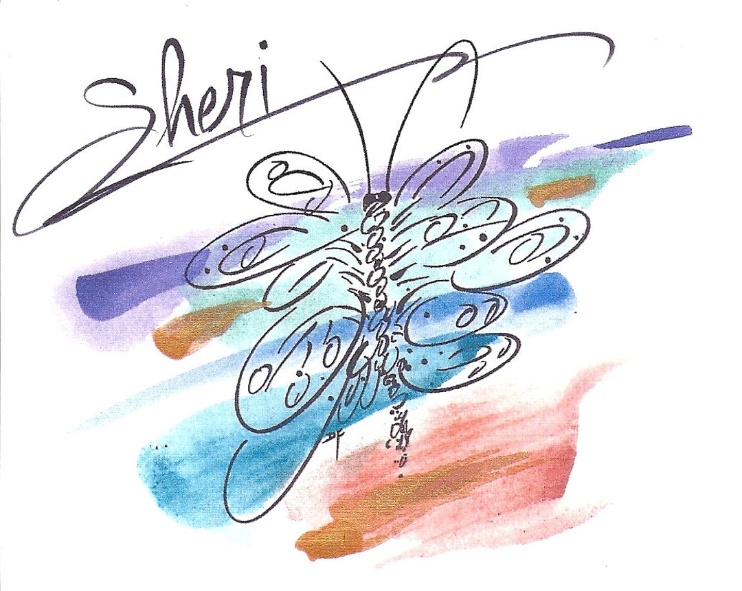 20 Notes....personalize a Butterfly Note Card - Etsy