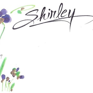 20 SINGLE NOTES With Envelopes...personalized - Etsy