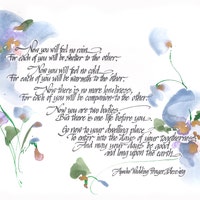 The NAVAJO WEDDING BLESSING Apache Wedding Prayer. Poem Print ...