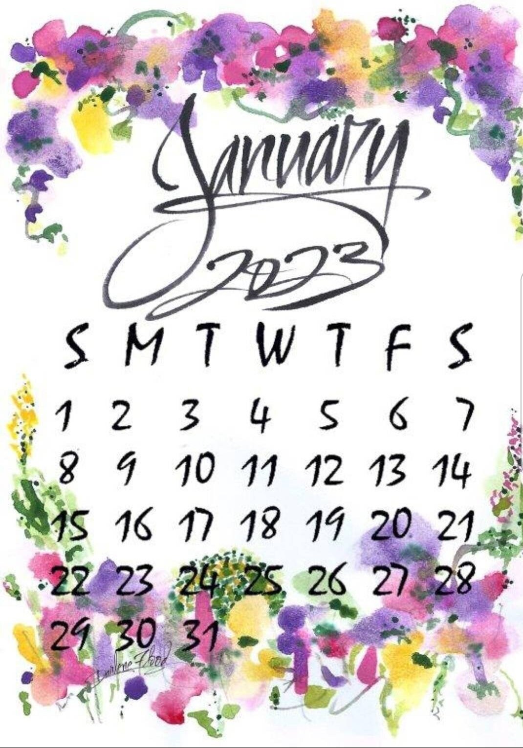 5x7 Planner Art - Etsy