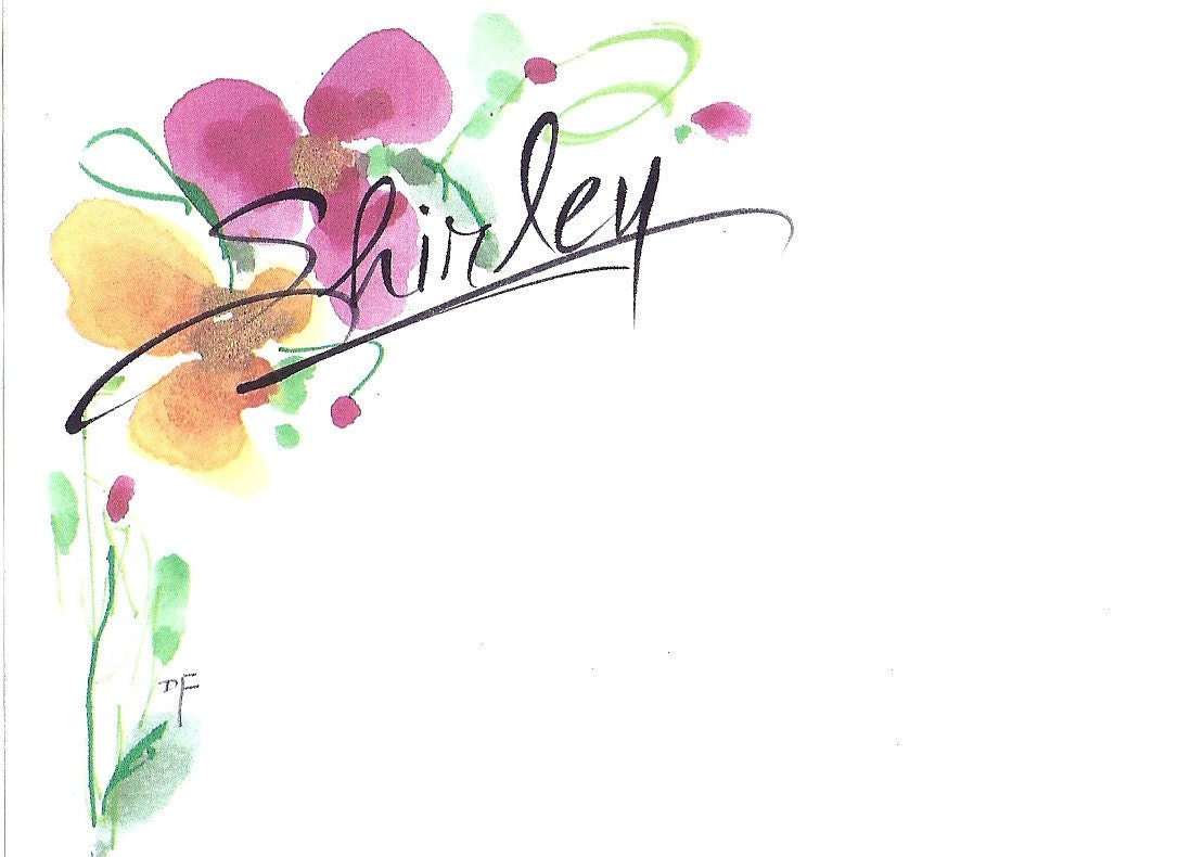 20 SINGLE NOTES With Envelopes...personalized - Etsy