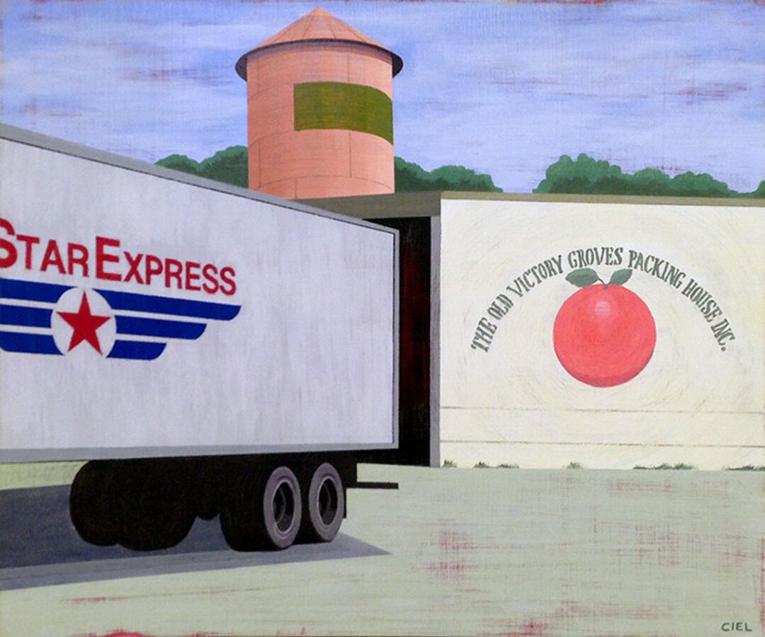 Red Star Express – Giclee Print - Etsy