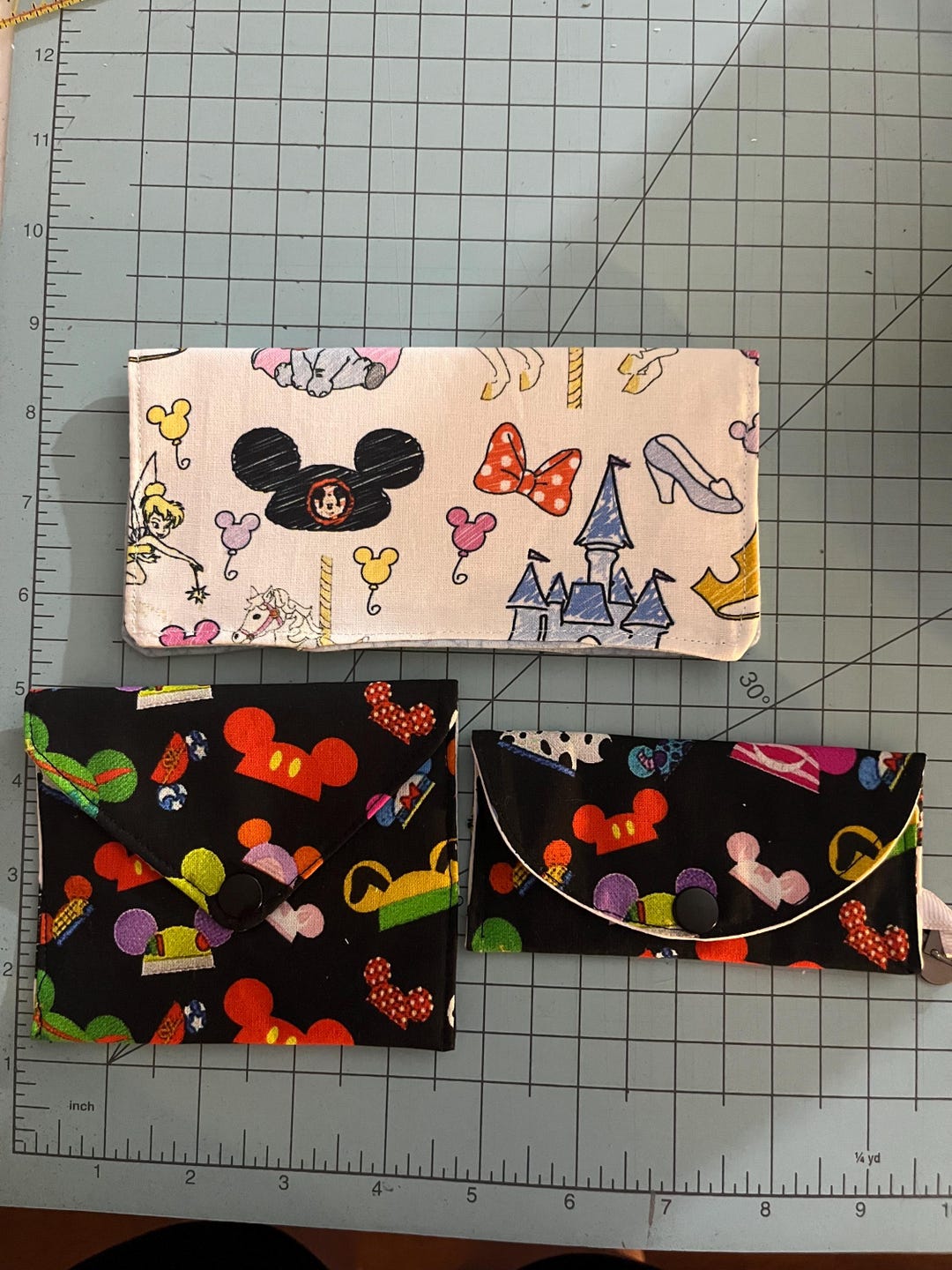 Disney Fabric Checkbook Cover & Fabric Envelopes - Etsy