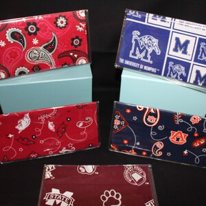 University Checkbook Covers Memphis-alabama-auburn-miss St-arkansas ...