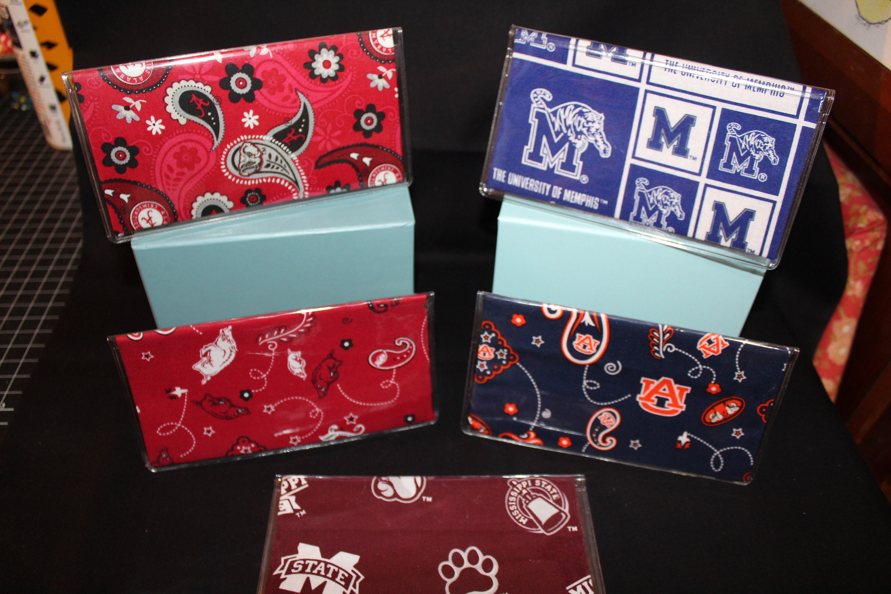 University Checkbook Covers Memphis-alabama-auburn-miss St-arkansas ...