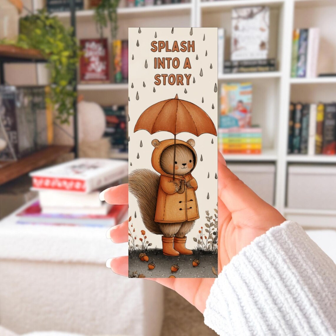 Fall Squirrel Bookmark Printable: Classroom Reading Rewards (PDF ...
