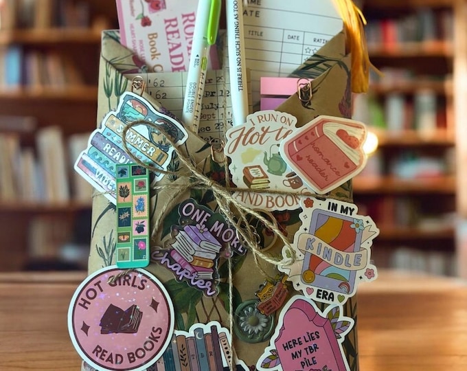 Blind Date With a Book – Floral Wrapped Preloved Book + Stationery Gift ...