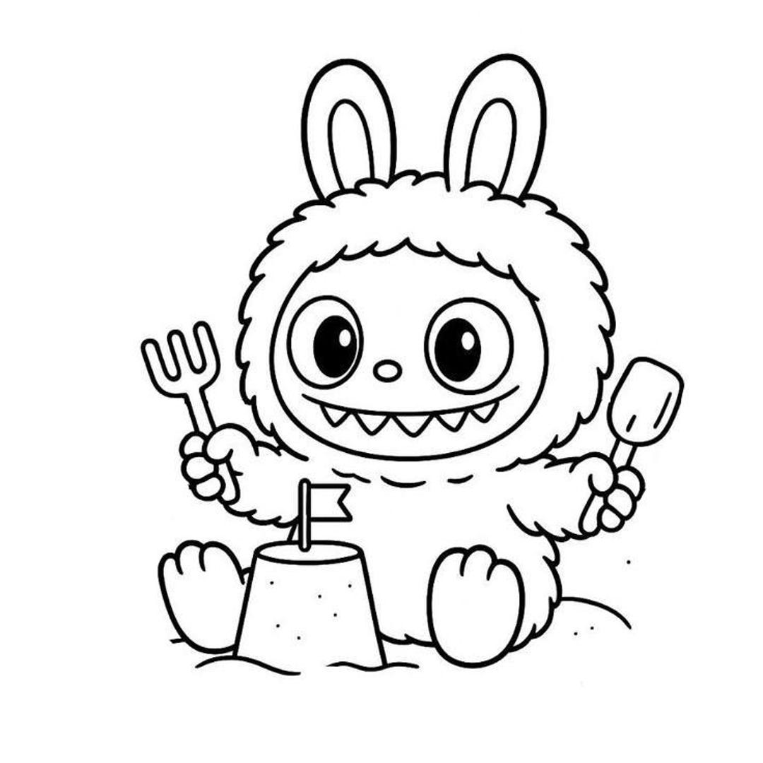 Monster Labubu Embroidery Design Files - Etsy UK