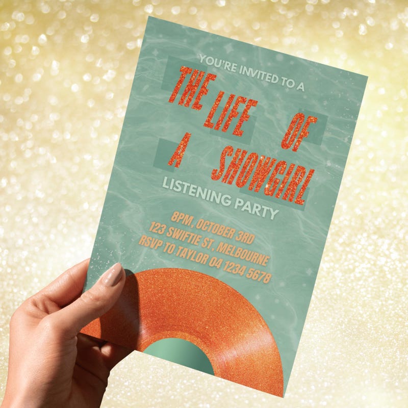 The Life of a Showgirl Canva - Etsy