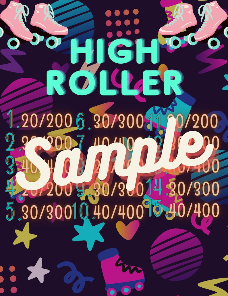 High Roller Skate PYP BNO Board 20 30 40 - Etsy