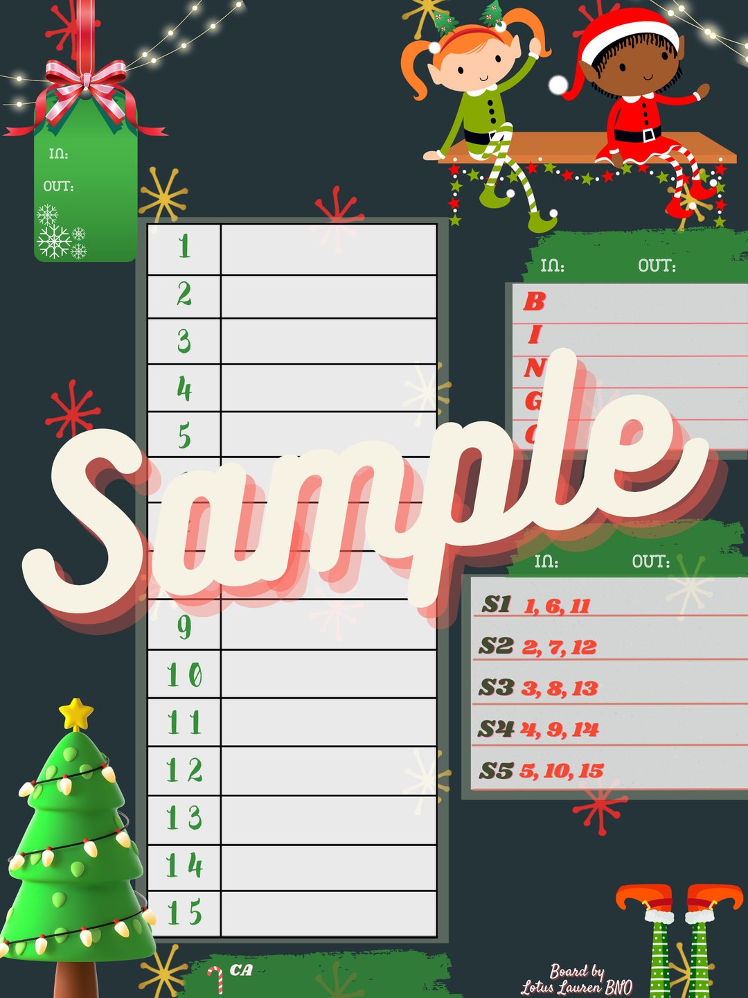 Elf Numbers Letters and Sets BNO Board - Etsy