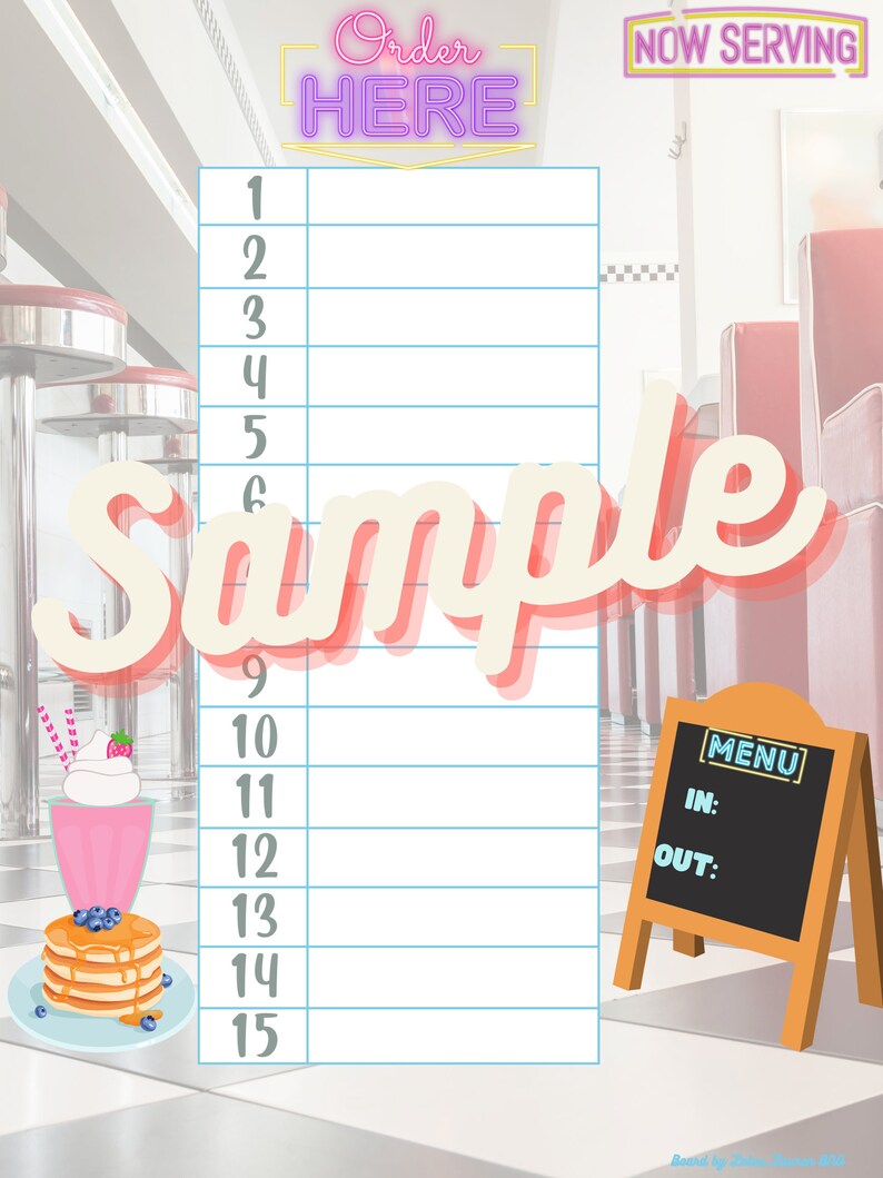 Diner BNO Board Open Late - Etsy