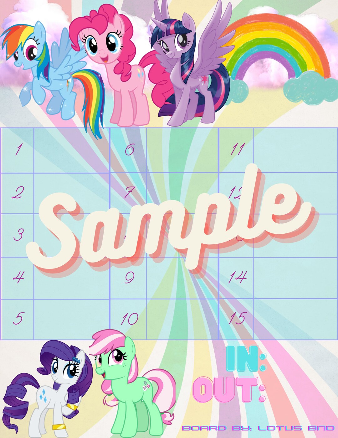 Pony BNO Board - Etsy