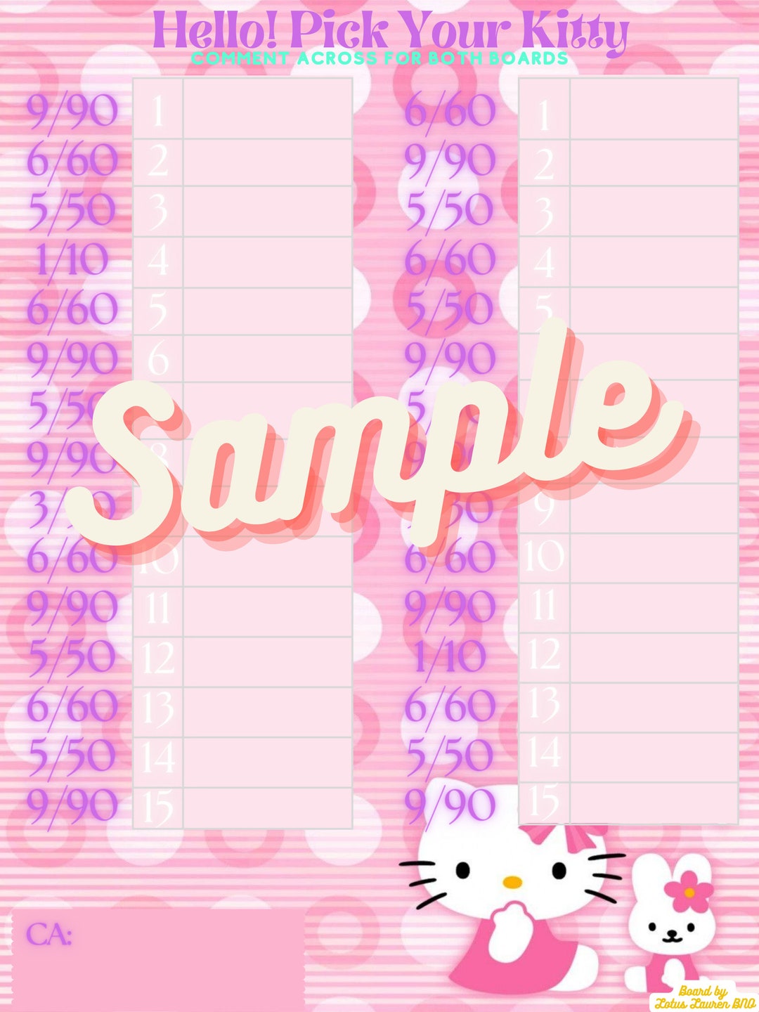HK DOUBLE BNO Board - Etsy