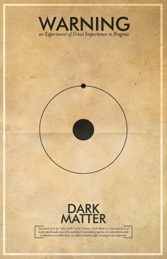 Dark Matter Distribution Poster