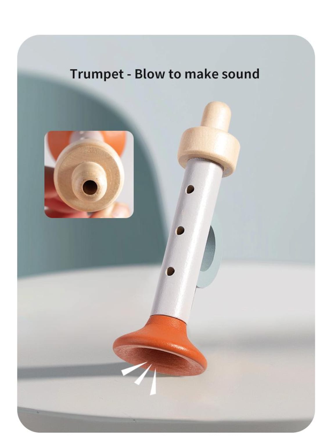 Montessori Wooden Musical Toy Set | 5-piece Baby Instrument Kit ...