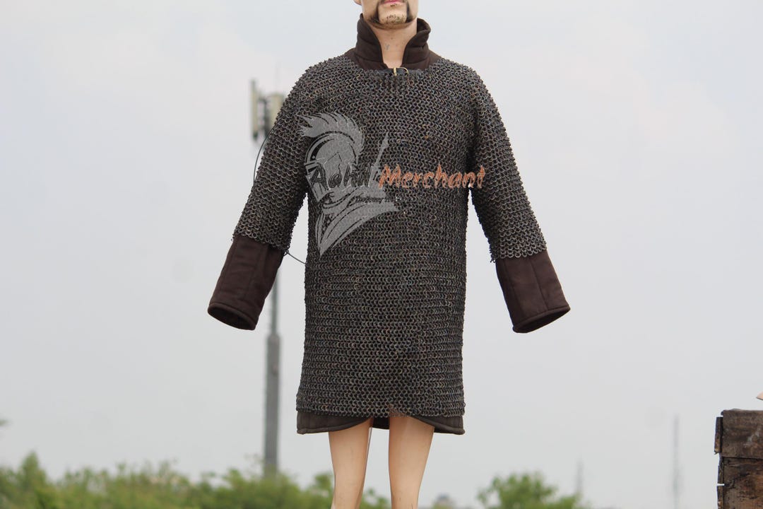Titanium Chainmail Hauberk – 9mm Dome Riveted Battle Armor - Etsy