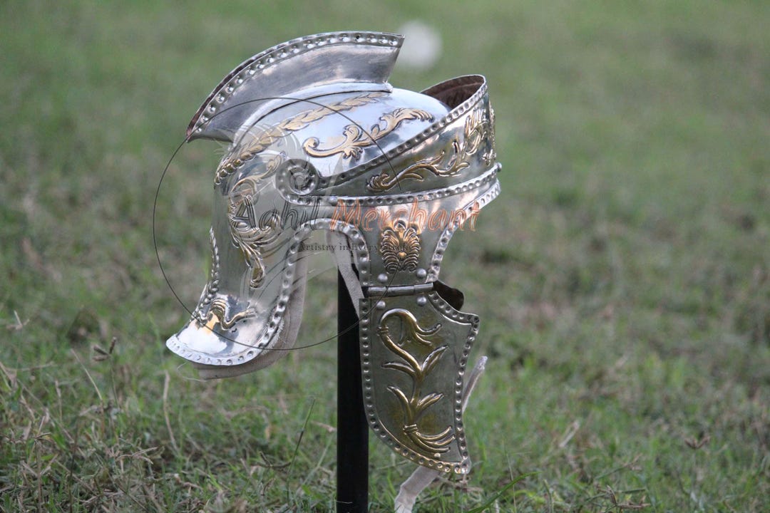 Tinned Athenian Officer Roman Attic Helmet – Wearable Armor Replica - Etsy