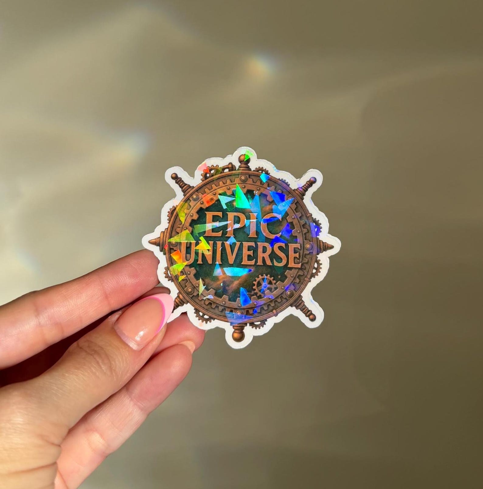 Epic Universe Sticker Universal Logo Bundle Vinyl Stickers Holographic ...
