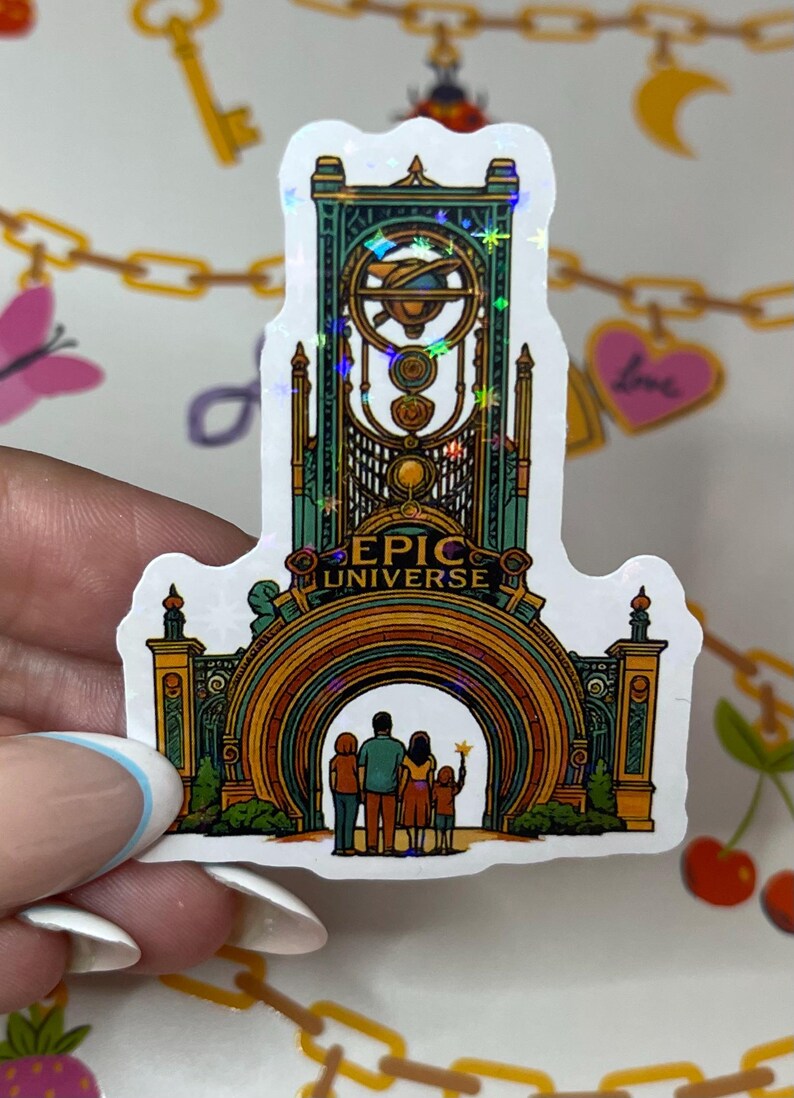 Epic Universe Sticker Pack, Universal Epic Universe Decal Bundle ...