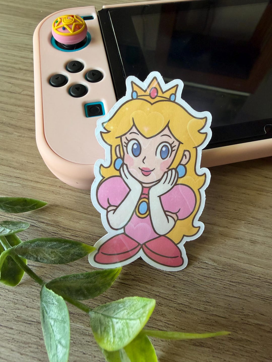 Princess Peach Sticker Nintendo Character Vinyl Decal Gaming Accessory ...