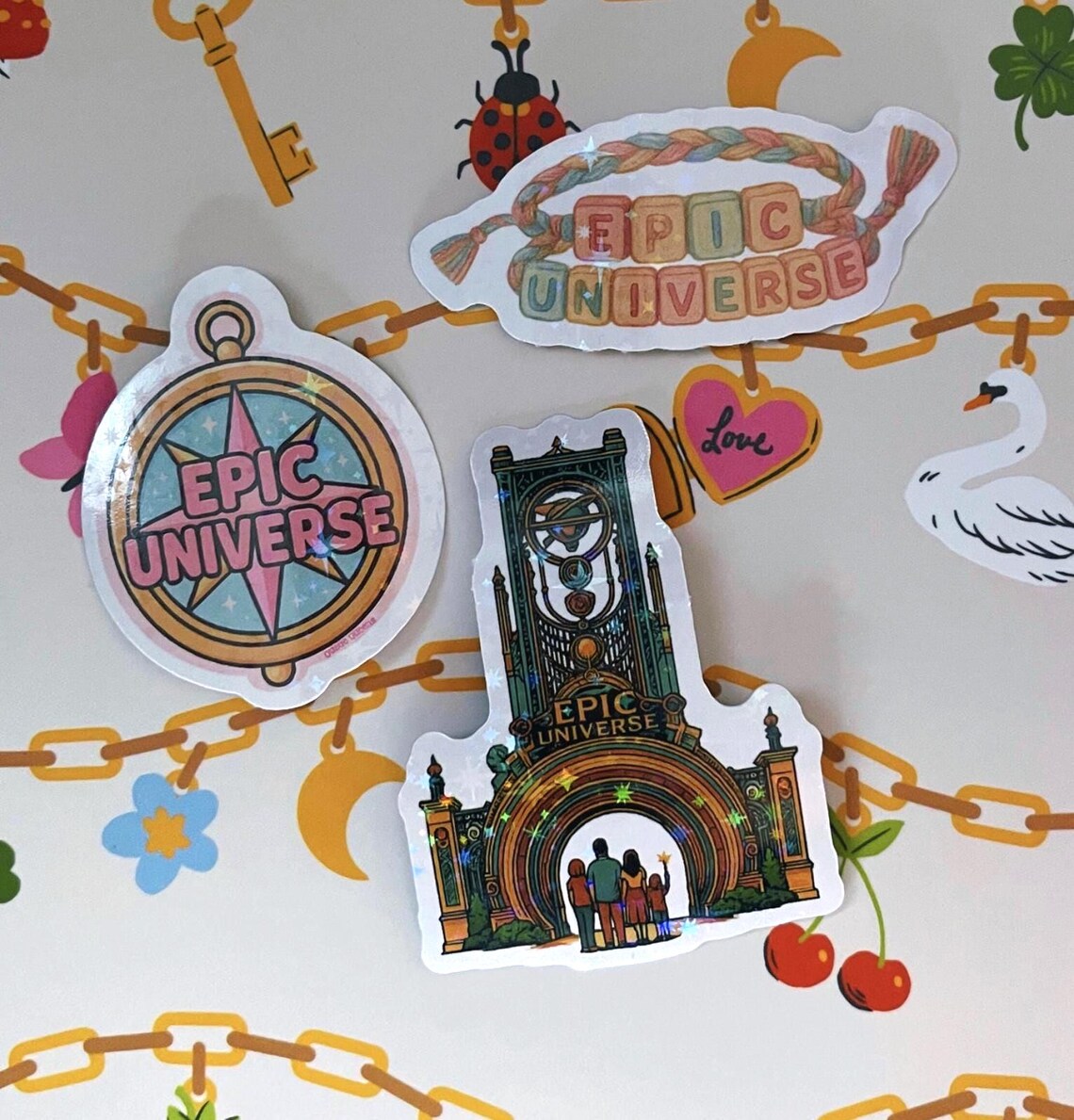 Epic Universe Sticker Pack, Universal Epic Universe Decal Bundle ...