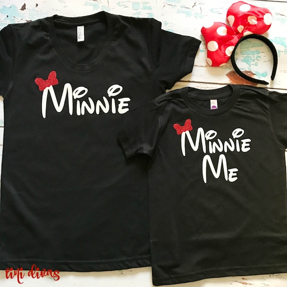 Minnie & Minnie Me Shirt Set | Etsy