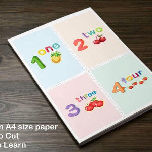 Ordinal Numbers Flashcards 1-10: Montessori Educational Printable (PDF ...