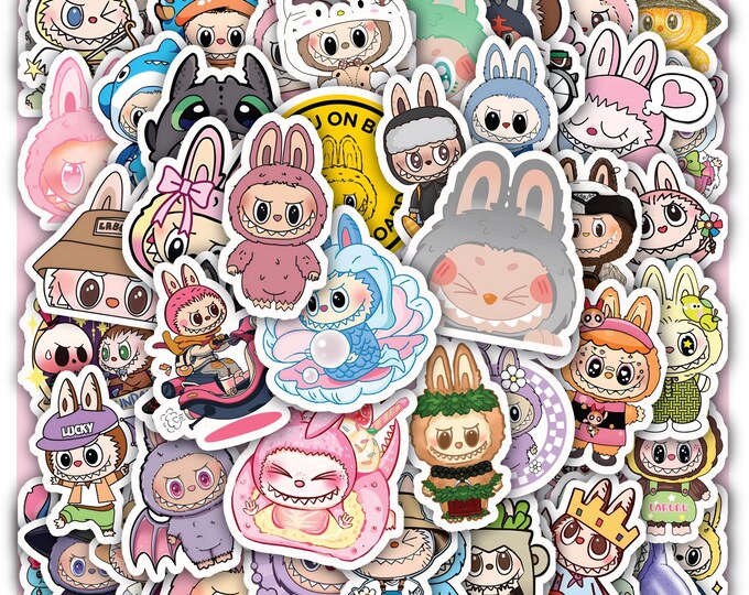 Labubu Stickers Set - Etsy