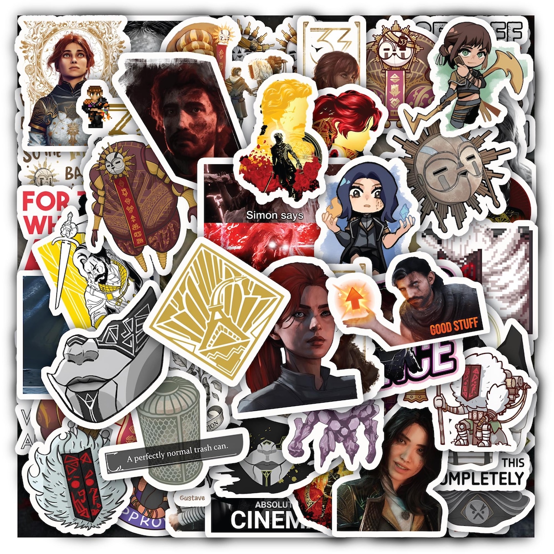 RPG Expedition Sticker Sheet: Waterproof Vinyl Decals for Laptops ...